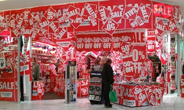 There's An EB Games Store With Zero Sales Posters And People Are Scared ...